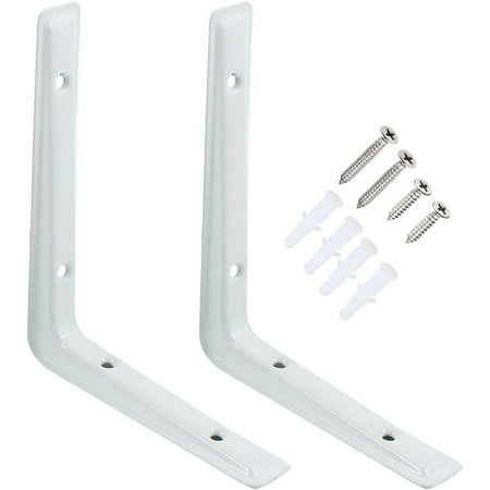 AVEKI 2Pcs Shelf Bracket,110lbs Bearing Capacity Heavy-Duty,Carbon ...