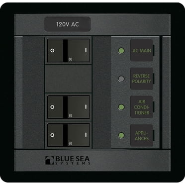 Blue Sea Systems #7148 Circuit Breaker, Style 187, Surface Mount DC ...