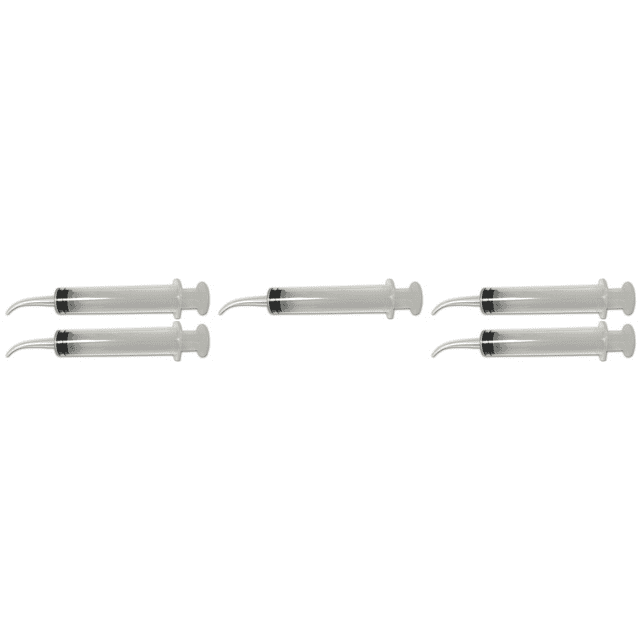 Monoject Style Curved Tip Utility Syringes 12CC (12mL) - Pack of 5 ...