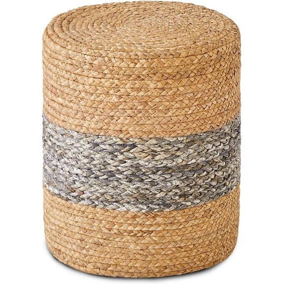 Mark&Day Pouf Ottoman, Gerlosberg Medium Gray Square Pouf Foot Rest ...