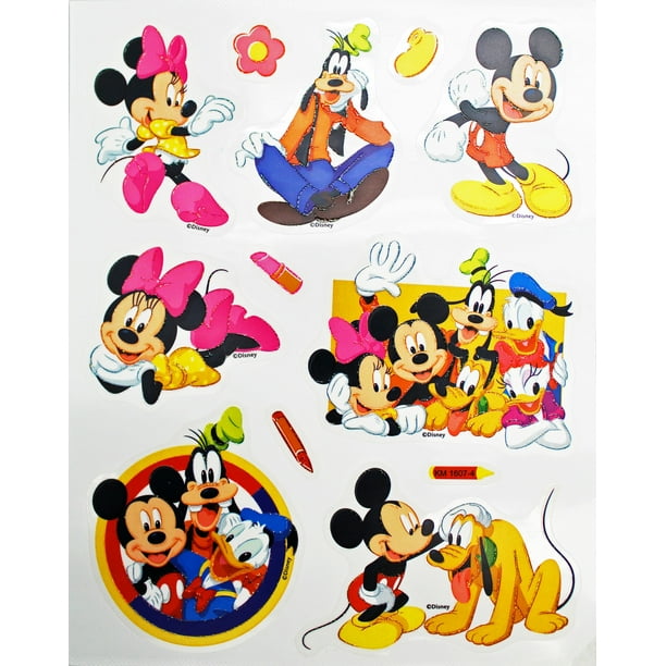 Disney's Mickey and Friends Assorted Characters Sticker Set (12 ...
