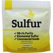 Pure Elemental Ground Yellow Sulfur Powder, 1 lb, Commercial Grade, No ...
