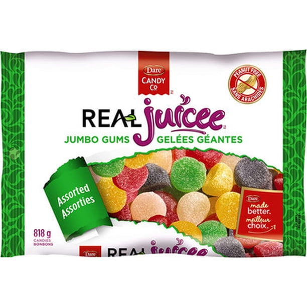 Dare Real Juicee Assorted Jumbo Gums, 818g/1.8lbs., {Imported from ...
