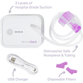 Dr. Noze Best NozeBot-Electric Baby Nasal Aspirator, Hospital Grade ...