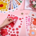 12Pcs 12 Styles Flower Pattern PVC Wall Stickers for Wall Home ...