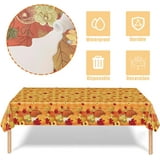 2 Pcs Fall Party Tablecloths, Boriyuan 54 x 108 inch Thanksgiving ...
