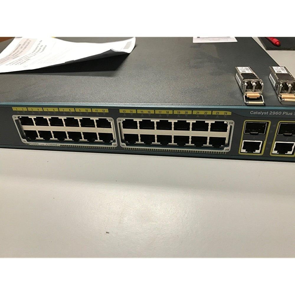 Cisco Catalyst 2960-Plus 24TC-S - switch - 24 ports - managed - rack ...