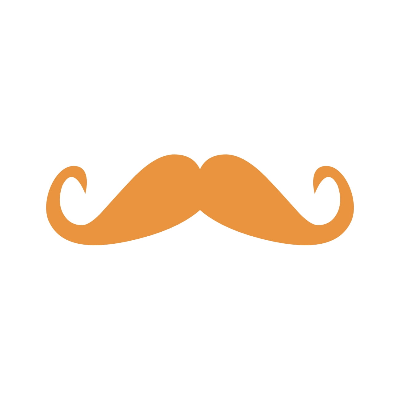 Mustache Sticker Decal Die Cut - Self Adhesive Vinyl - Weatherproof ...