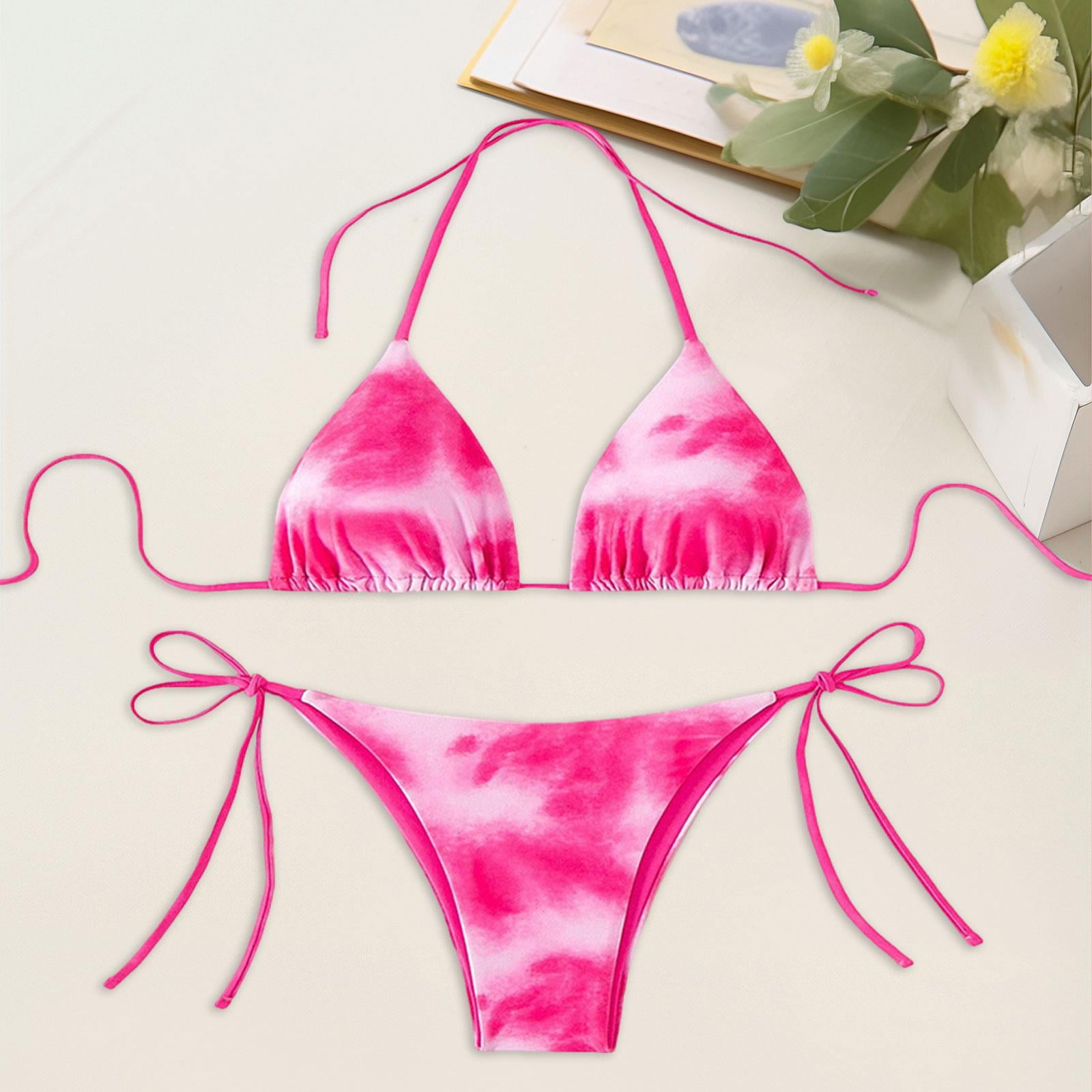 Bikini para mujer set cómodo superior e inferior para los salones de ...