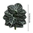 Artificial Greenery Vine, Black Velvet 18 Heads, No Watering Needed ...