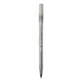 Round Stic Xtra Life Ballpoint Pen Xtra-Value Pack, Stick, Medium 1 Mm, Black Ink, Black Barrel ...