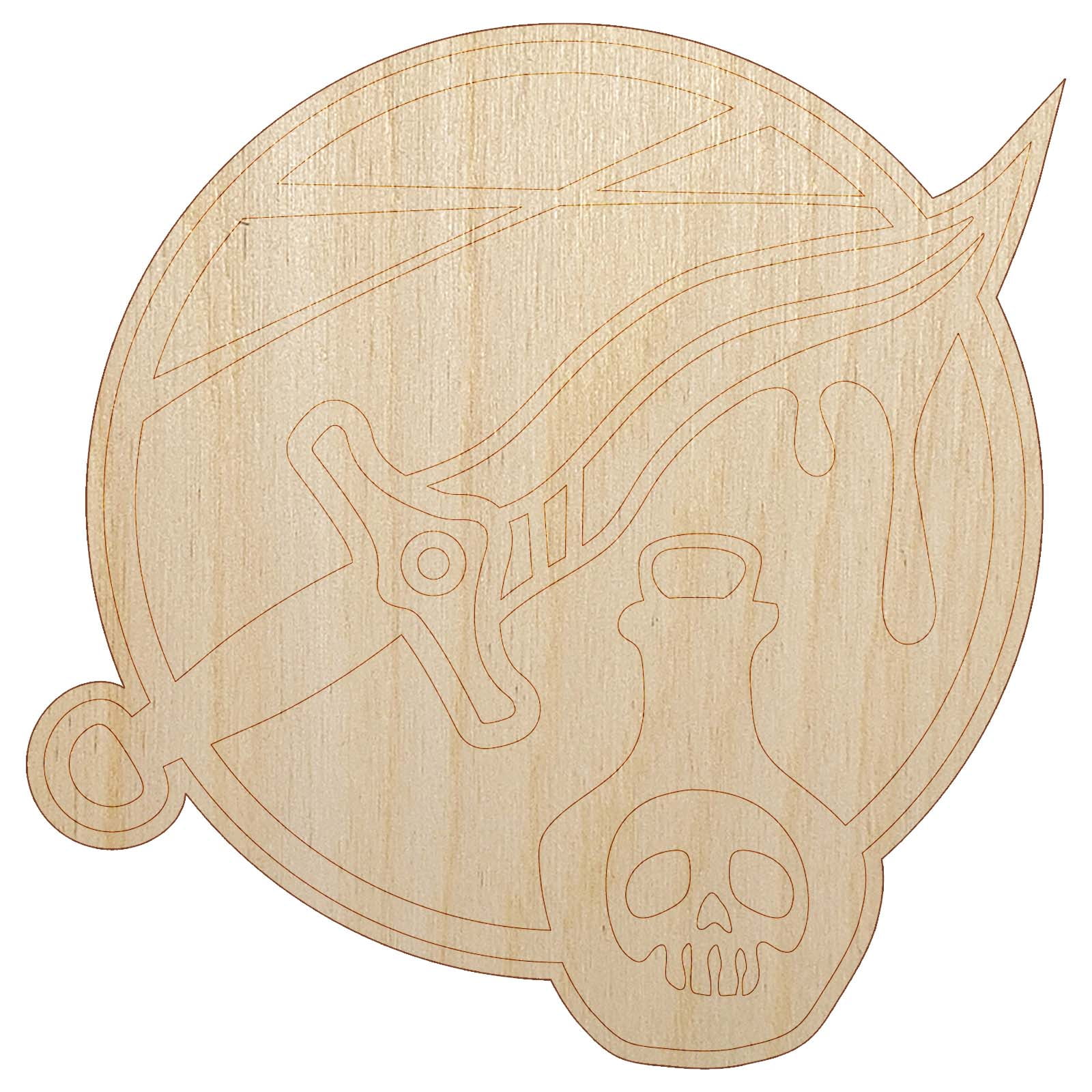 Rogue Poisoned Dagger Wood Shape Unfinished Piece Cutout Craft DIY ...