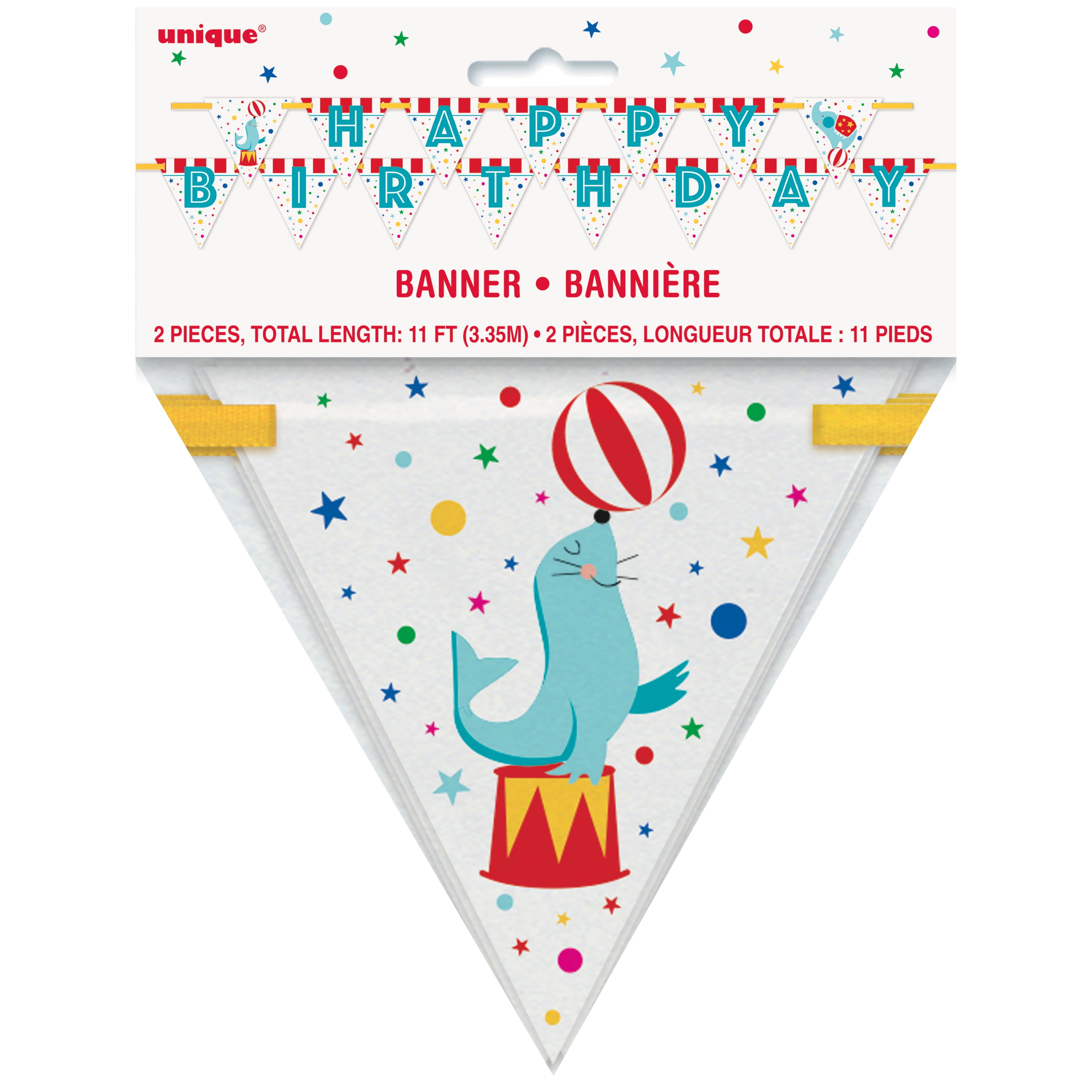 Circus carnival party Happy birthday circus theme banner Carnival ...