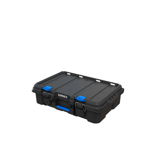 HART Stack System Tool Box with Small Blue Organizer & Dividers, Fits ...