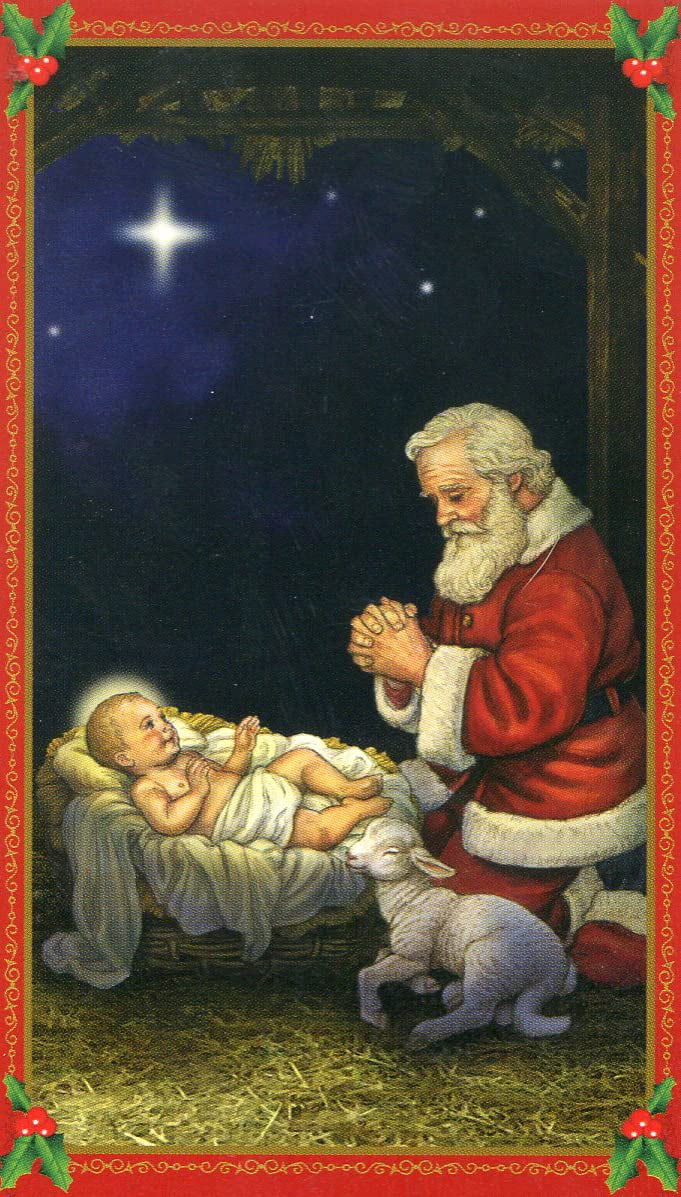 Glory to God Christmas N holy card - laminated - Pack of 25 - Walmart.com