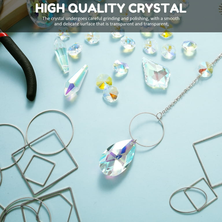 Craft Ideas Crystal Prisms 10pcs Crystal Prisms Pendants Chandelier