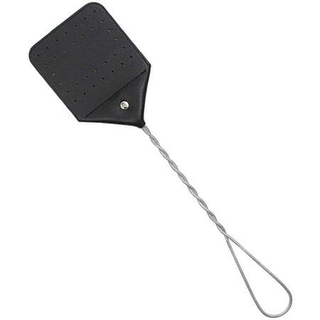 SICED Leather Mosquito Slap Fly Swatter with Metal Handle, Portable Fly ...