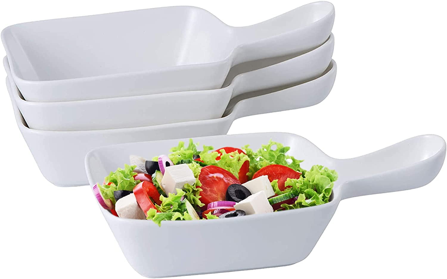 Bruntmor 30 Ounce Set Of 4 Stackable Soup Bowls Kitchen Dinnerware Set ...