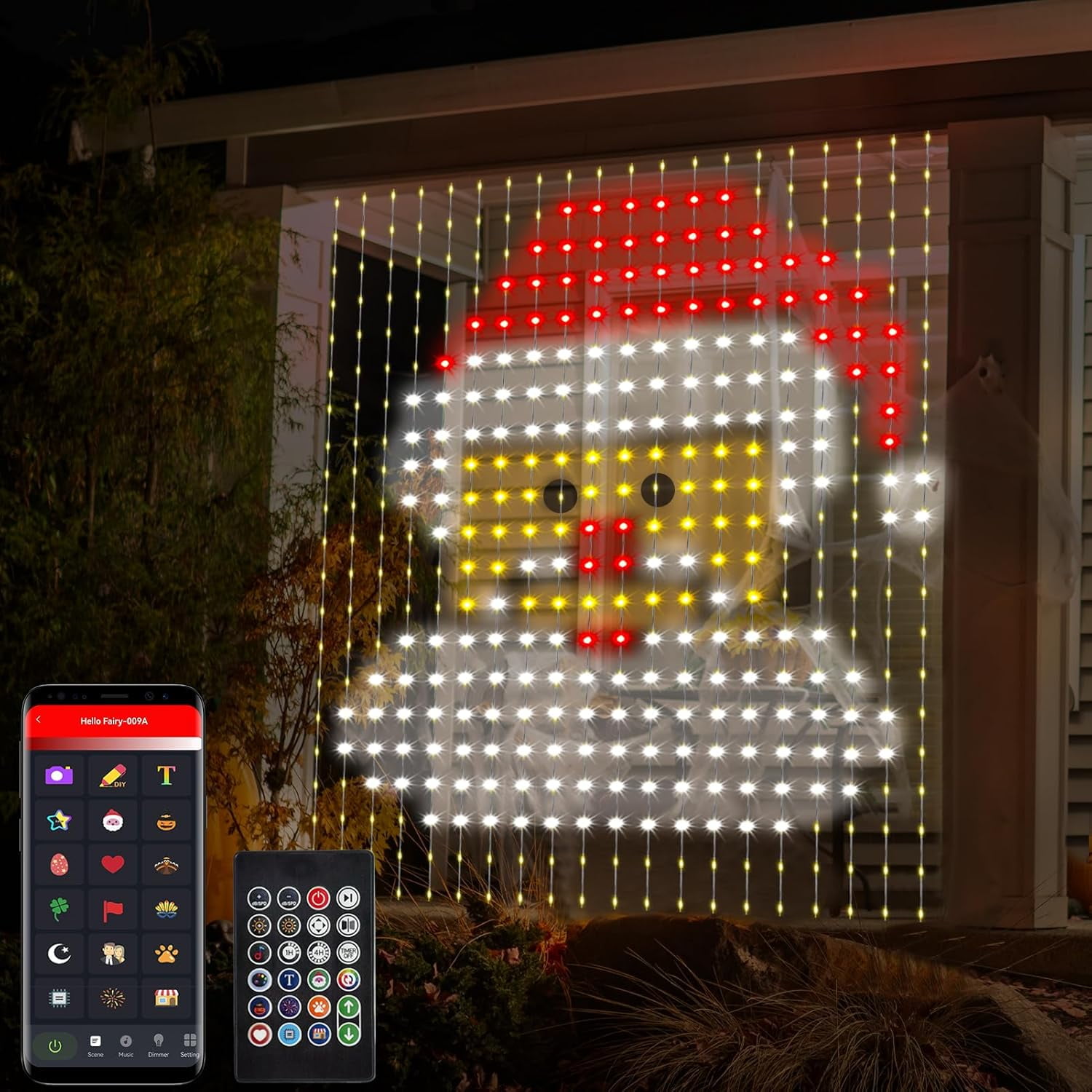 Click here for Flafree Smart Curtain Lights Plug In  400 Led Curt... prices