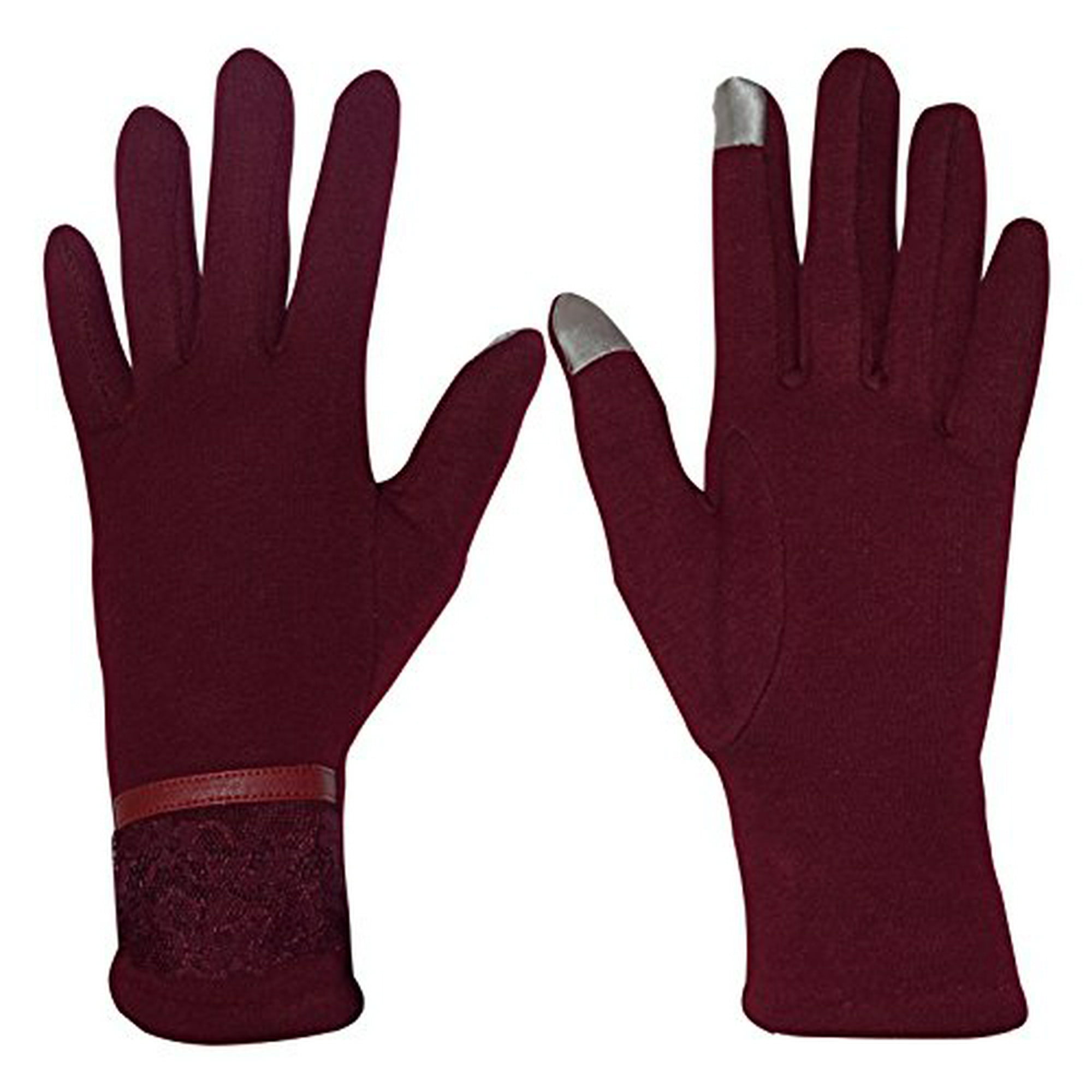 Click here for Peach Couture Womens Touch Screen Fleece Lined Lac... prices