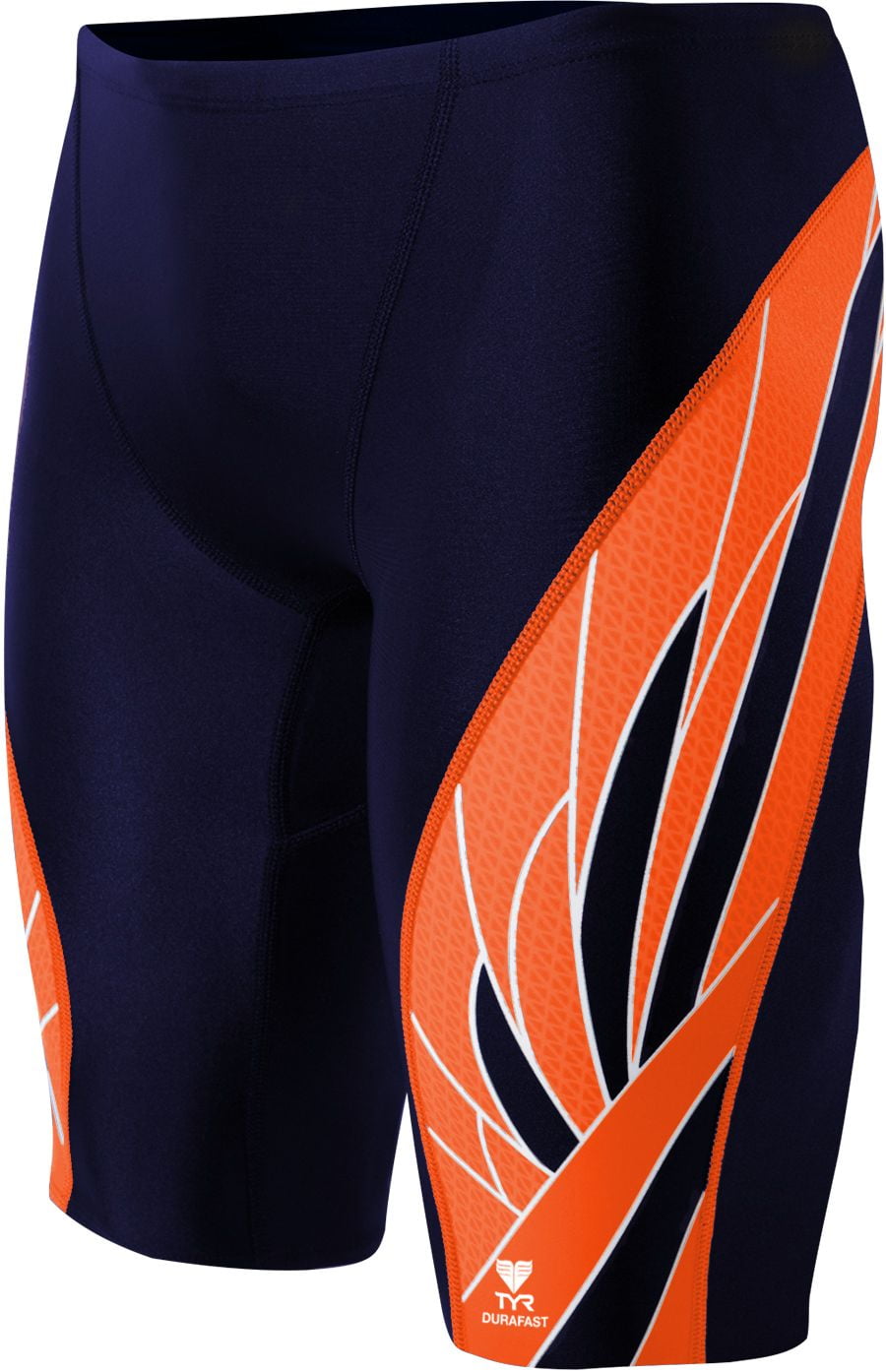 TYR SPORT Men's Phoenix Splice Jammer Swimsuit 28 Navy/Org - Walmart.com
