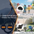 4 5 Digits-6 Feet Cable Combination Bicycle Lock - Walmart.com