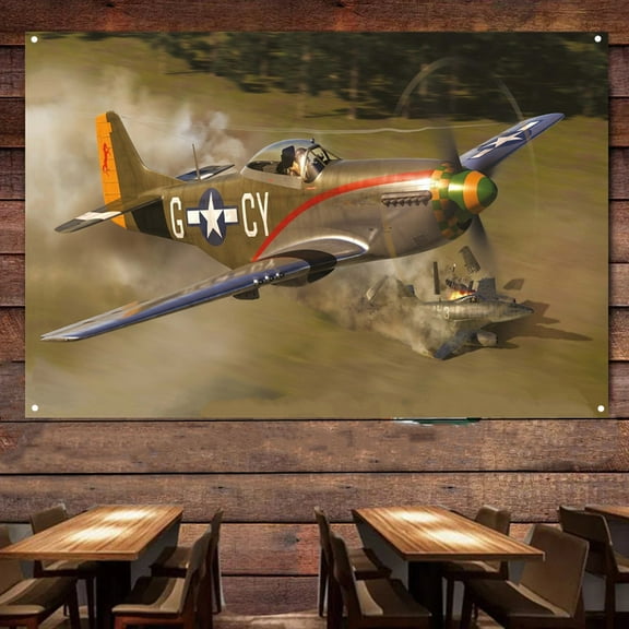 WW II US PBY-5A Catalina Fighter Jet Poster and Canvas Print Art Banner ...