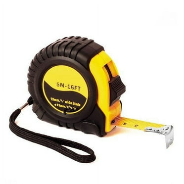 Deli 25 Ft Retractable Measuring Tape, Self-Lock, Metric & Imperial ...