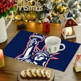 7 Piece Linen Table Runner and Placemats Set, Statue Of Liberty Head ...