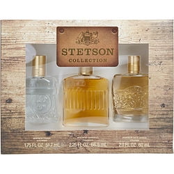 STETSON VARIETY 3 PIECE VARIETY WITH STETSON COLOGNE 2.25 OZ & STETSON ...