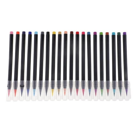 20 Colors Watercolor Brush Pen Painting With Flexible Nylon Brush Tips ...