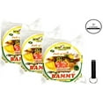Ocho Rios Jamaican Bammy Cassava Cakes (Tortilla de Yuca) Pack of 6 cakes Sealed with Keychain ...