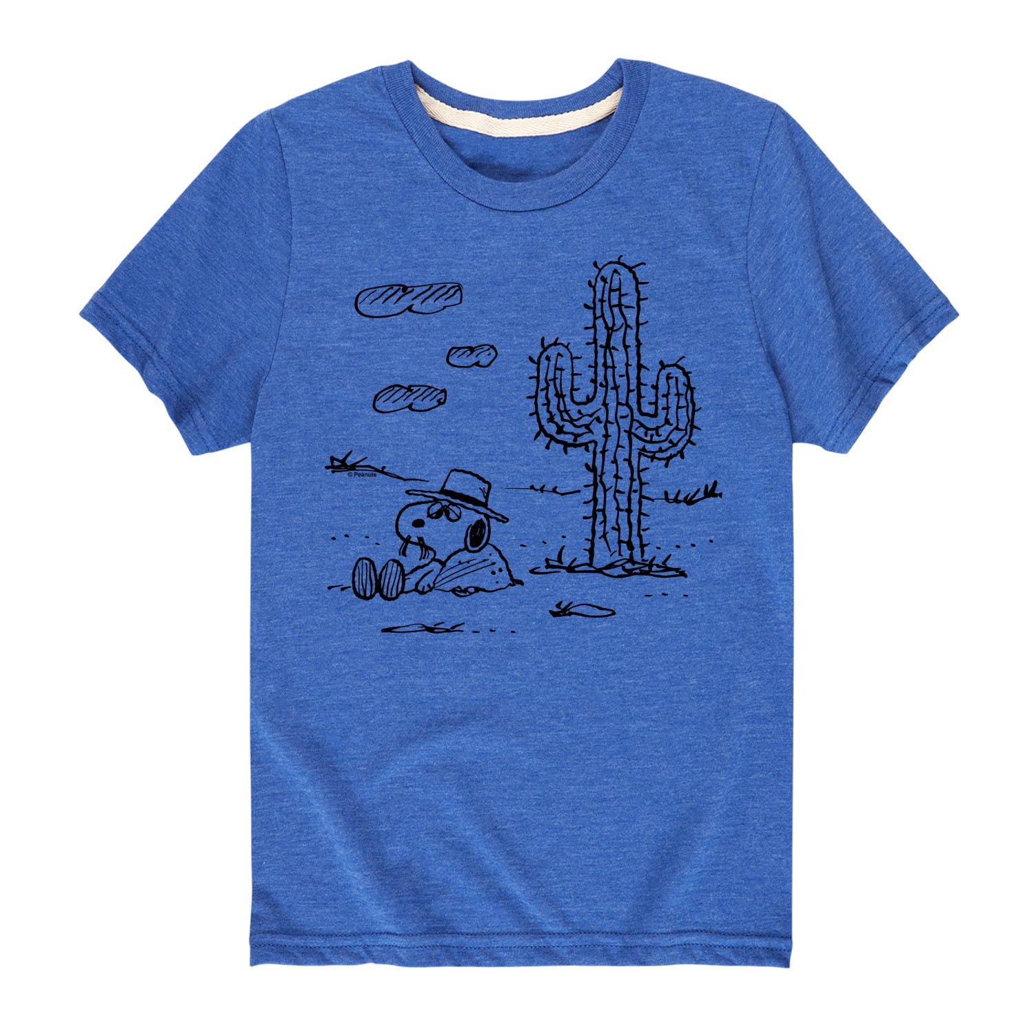 Peanuts - Spike With Cactus - Toddler And Youth Short Sleeve Graphic T ...