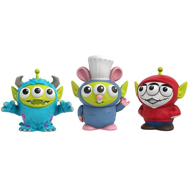 Disney Toy Story Pixar Alien Remix 3-Pack Miguel Sulley Remy Figures ...