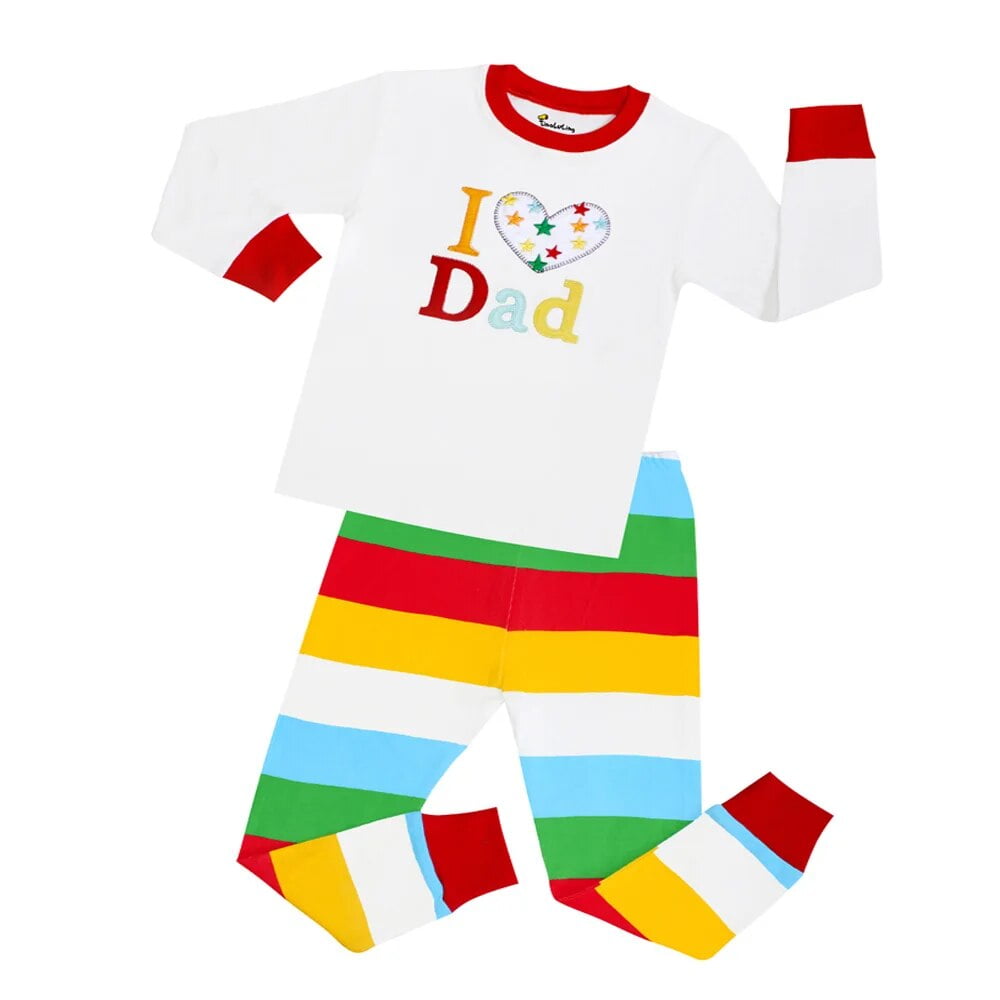 Conjuntos de Pijamas para niños 100 de algodón, Pijamas para niños de 2 ...