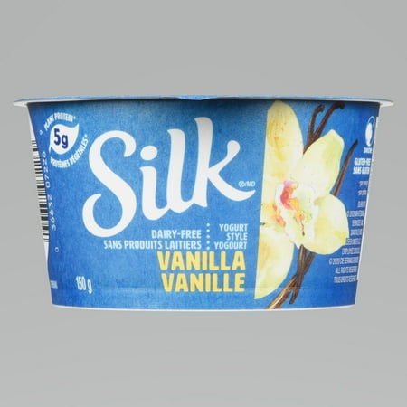 SILK Vanilla Almond Dairy Free Yogurt Style Single Serve, 150gm ...