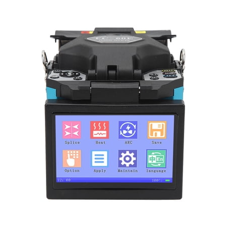 Splicing,400X Magnification Fiber Optic Splicer,Touch Screen Automatic ...