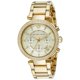 Michael Kors Women's Parker Chronograph Gold-Tone Stainless Steel Watch ...