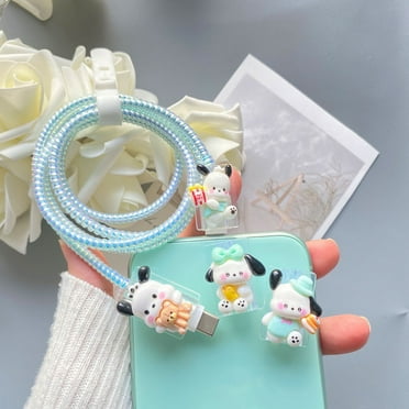 4Pcs of Cable Protector for Phone Charger, Soft Charging Cord Protector ...