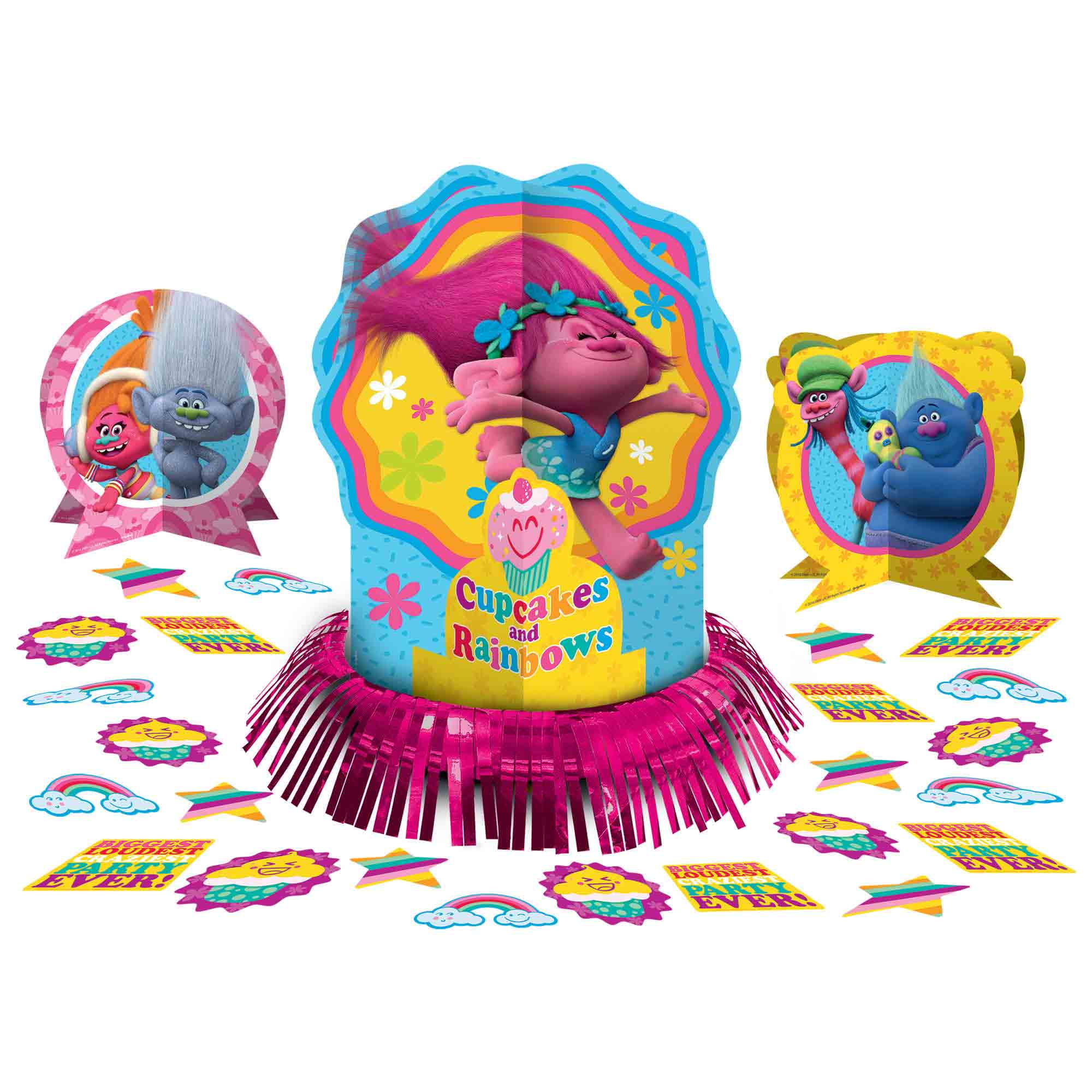 Trolls Table Décor Kit - Walmart.com