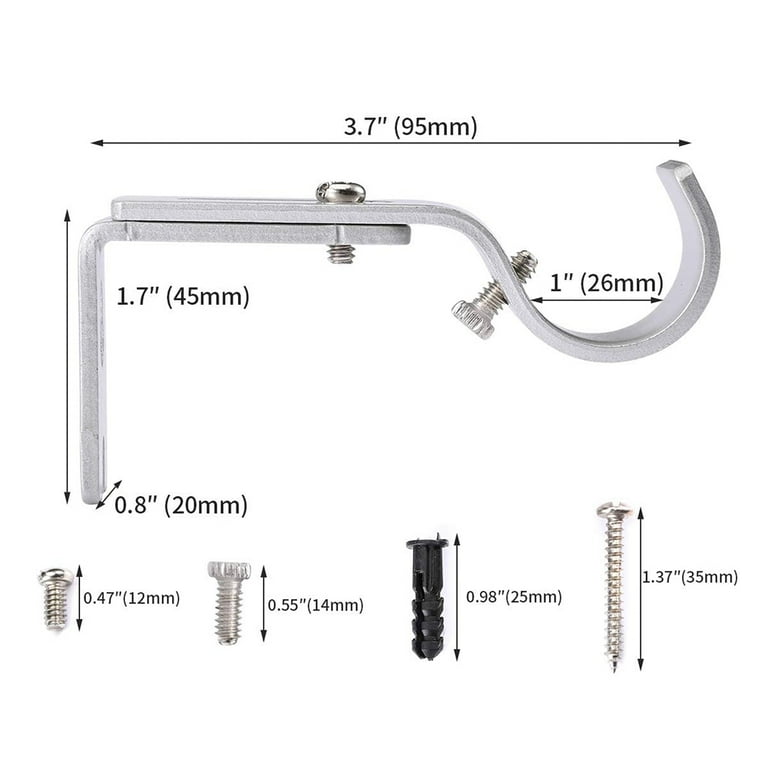 Curtain Rod Bracket Extender