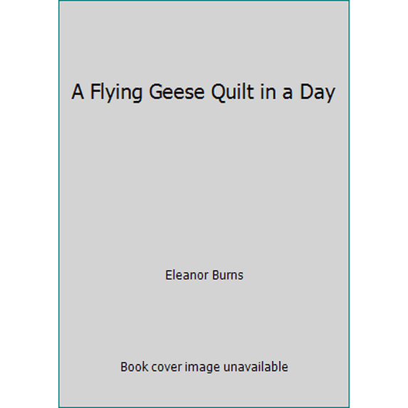 Pre-Owned A Flying Geese Quilt in a Day (Paperback) 0922705356 ...