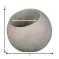 Sullivans Ball Planter 7"H Gray - Walmart.com