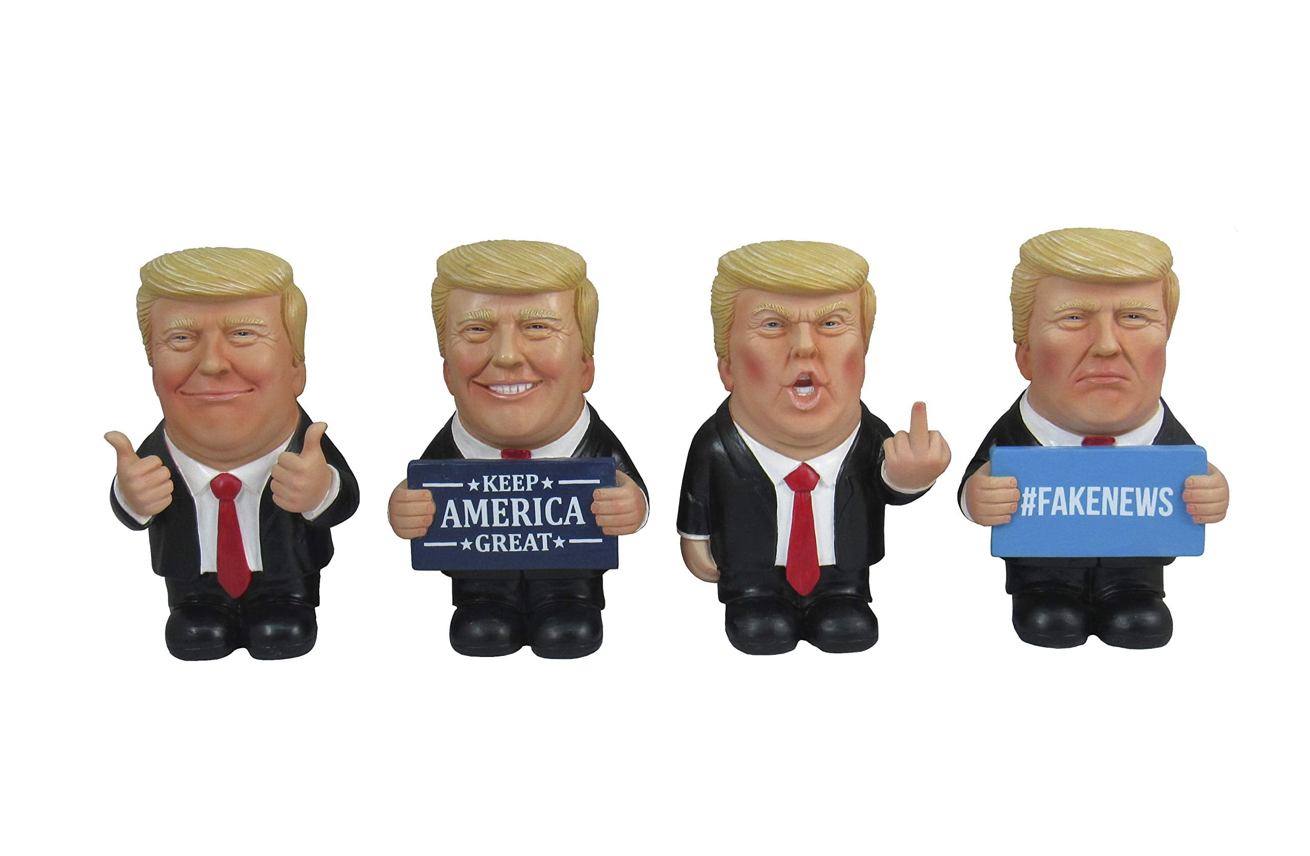 DWK - Trumpets Sound Off - Set of Four (4) Mini Collectible Trump ...