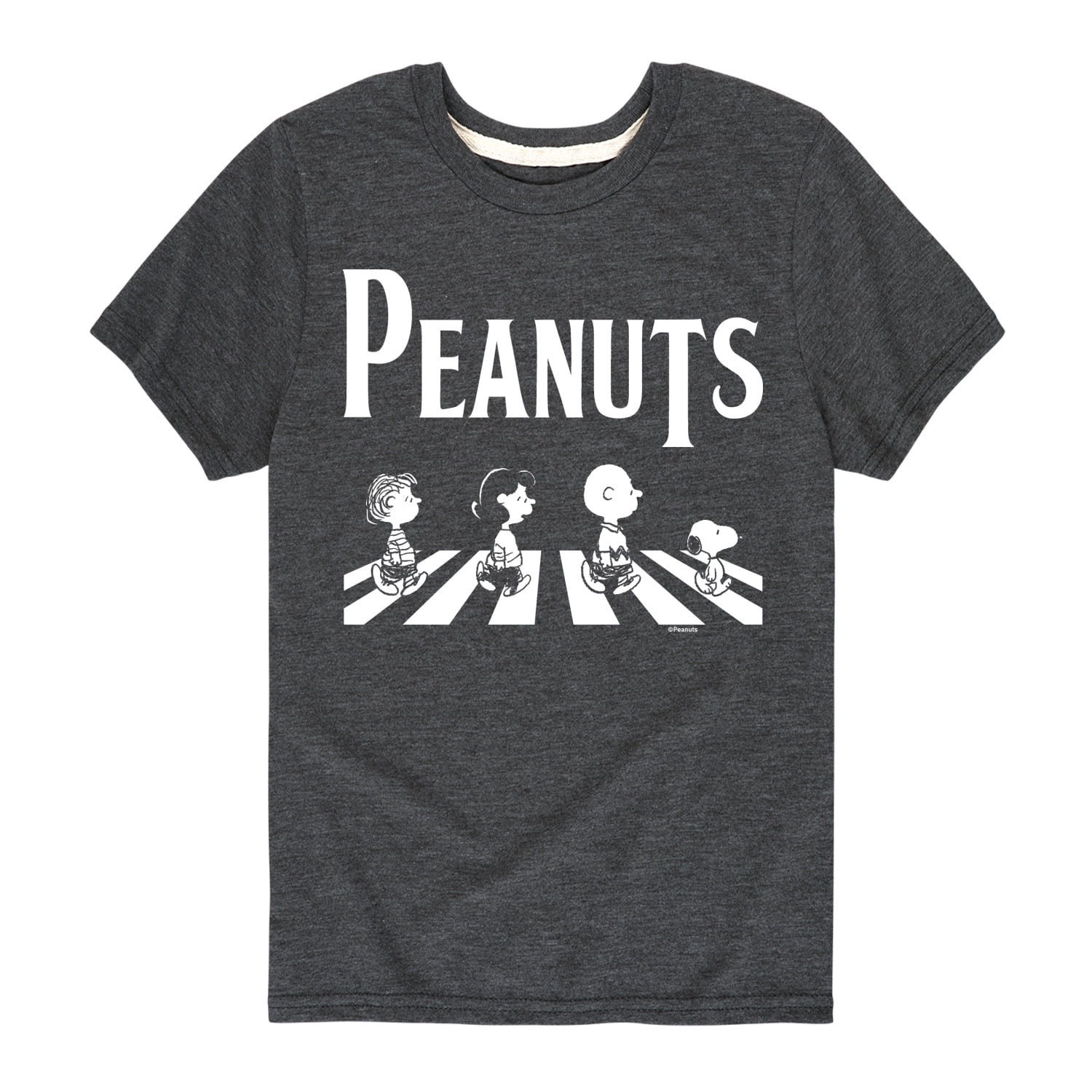 Peanuts - Peanuts Crossing Road - Toddler And Youth Short Sleeve ...