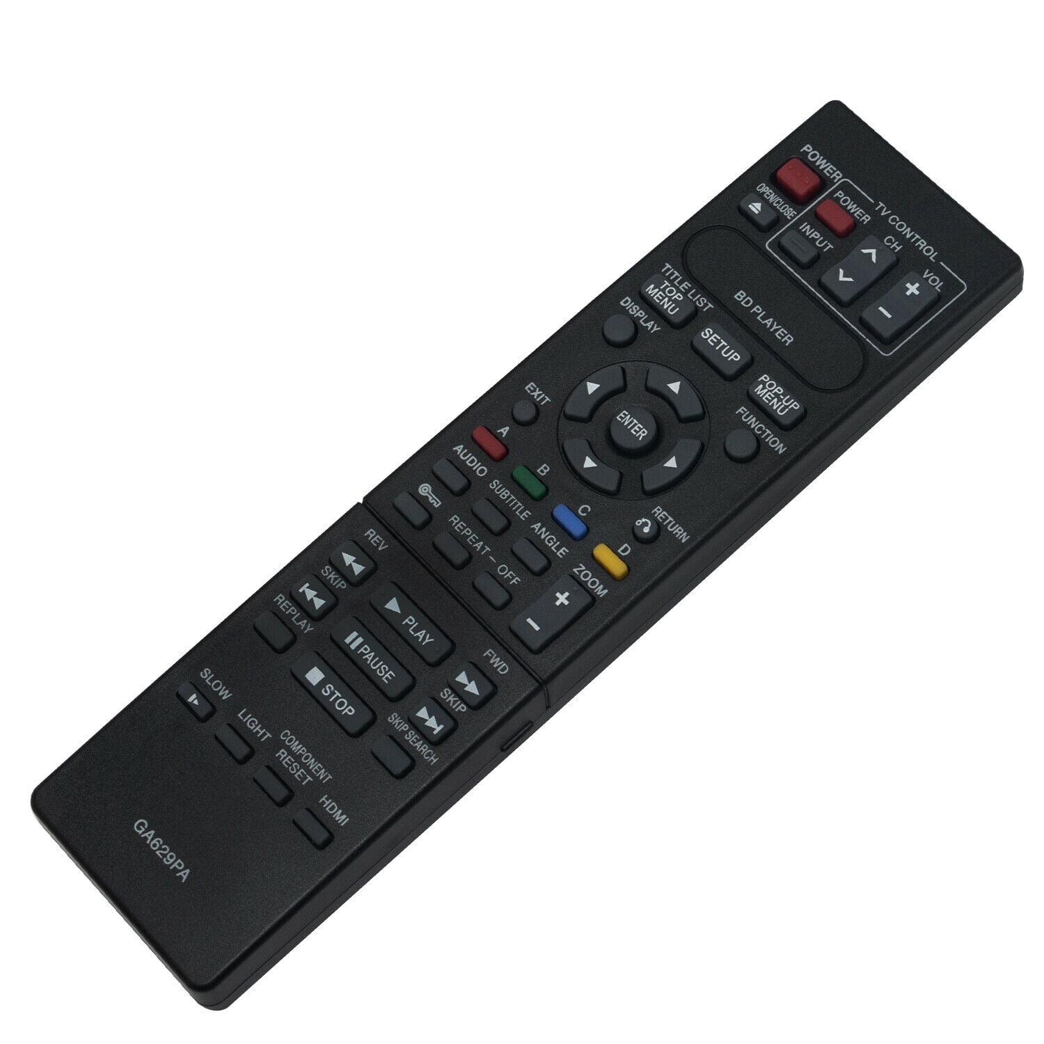 New GA629PA Remote for Sharp BD-HP20U BD-HP20 BD-HP20X RRMCGA629 Blu ...