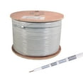 RG6 Quad Shield Coaxial Cable 18 AWG 1000ft Bulk Coax Satellite TV ...