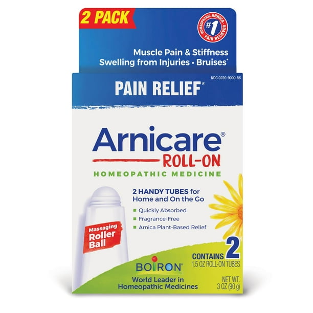 Boiron Arnicare Roll-On, Homeopathic Medicine for Pain Relief, Muscle Pain & Stiffness, Swelling ...
