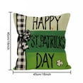 AUQ 2026 New St Patricks Day Pillow Covers 18X18 Green Shamrock Pillow ...