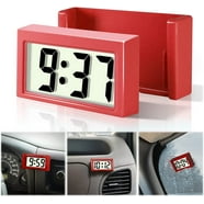Mini Car Clock, Auto Dashboard Time, Electronic Digital Clock, Portable ...